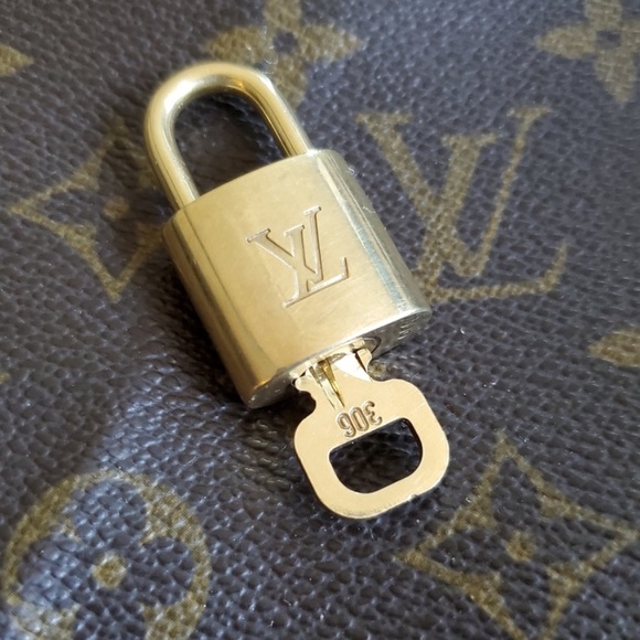 Louis Vuitton | Accessories | Louis Vuitton Brass Padlock And Key 36 ...